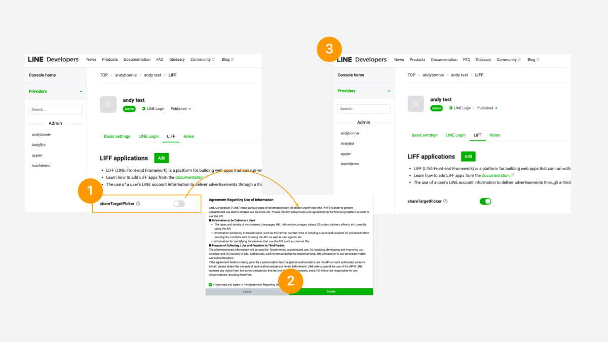 一鍵分享給 LINE 好友